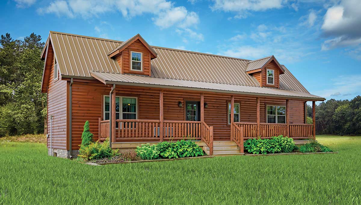 Pioneer Model Log Homes - Modular Homes by Salem Structures